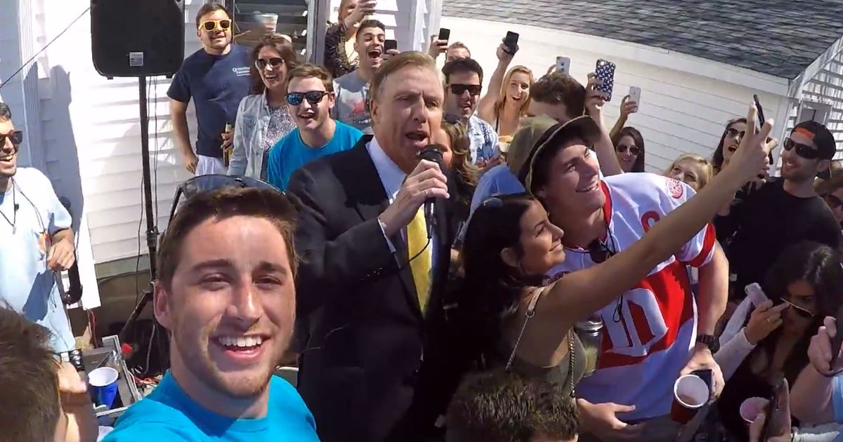 College President Shows Up at Party to Encourage Students to Continue ...