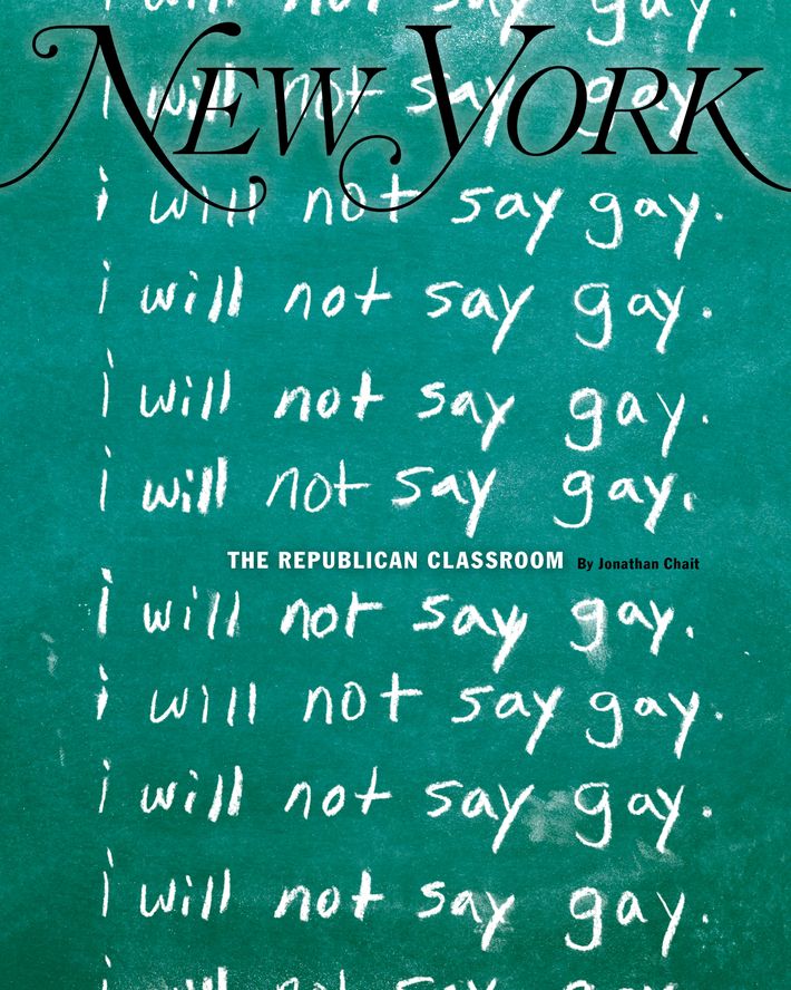 On the Cover of New York Magazine: The Republican Classroom -- New York ...
