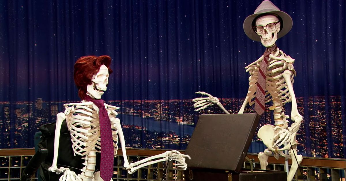 Conan O’Brien Skeleton Halloween Episode from 2006: WATCH