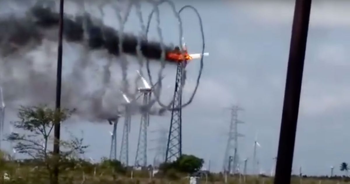 This Flaming Wind Turbine Is Terrifying and Awesome
