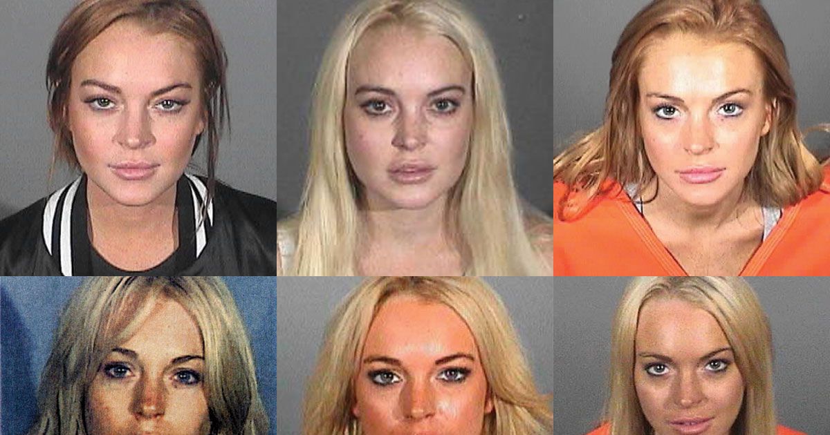 Lindsay Lohan’s New Mug Shot Is Her Best One Yet