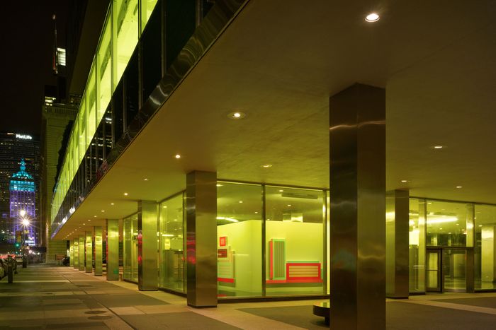 Peter Halley’s Anxious, Day-Glo Dystopian Paintings