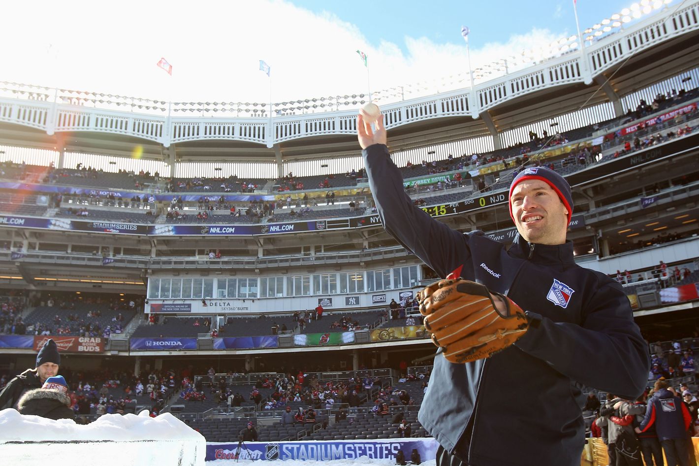 Photos: Yankee Stadium Hosts Its First Hockey Game