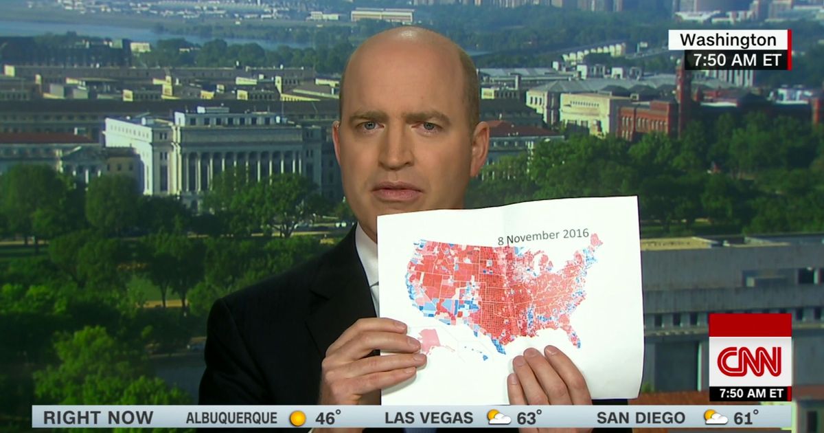 Here’s the Electoral Map President Trump Gave Reporters