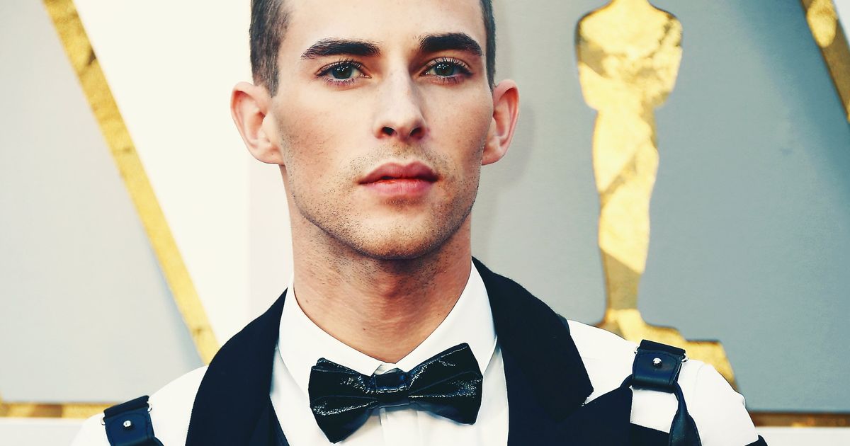 Adam Rippon Wore a Moschino Harness Suit to the Oscars