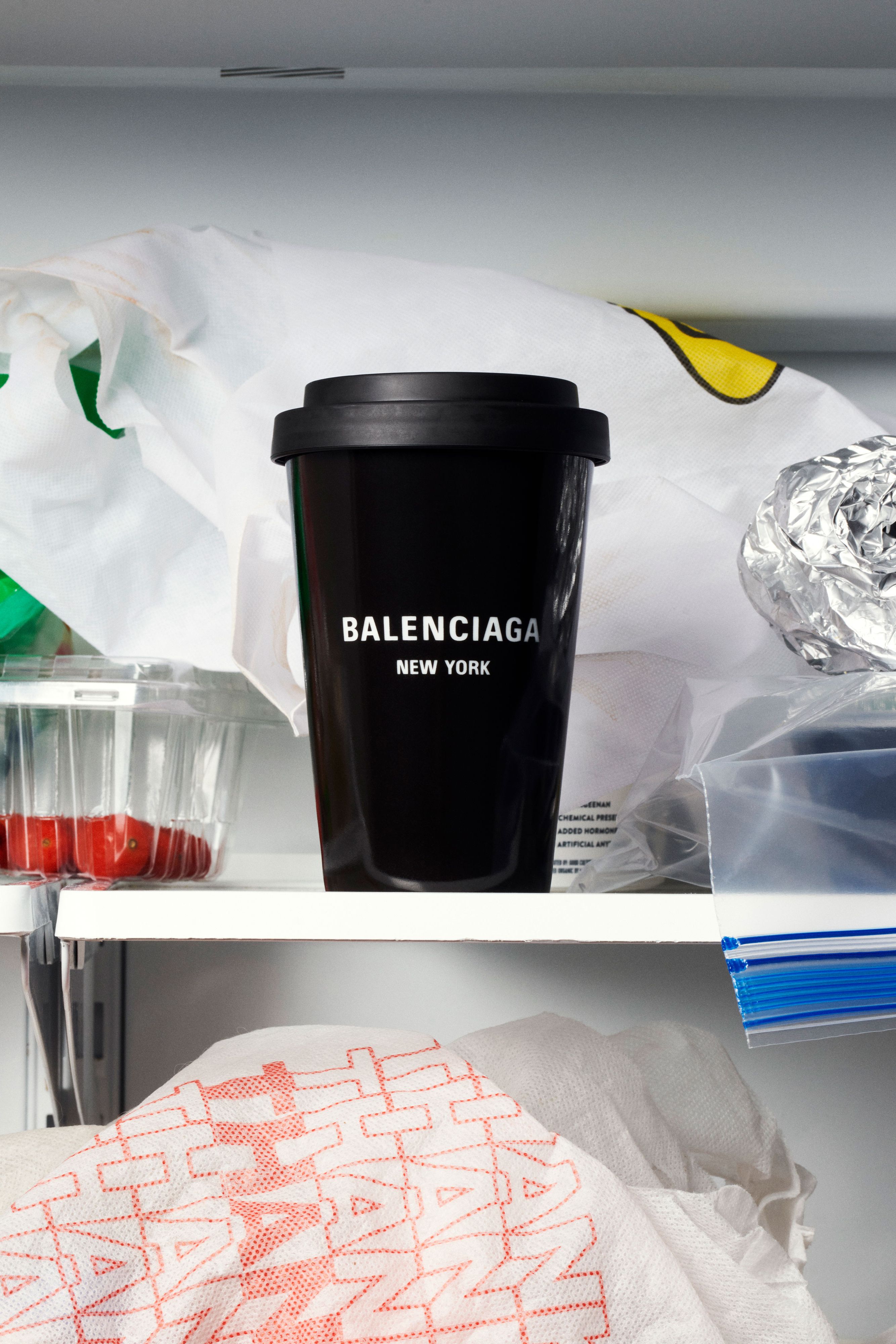 Drinking From a Balenciaga Coffee Cup or Dior Water Bottle