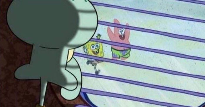 The Squidward Window Meme Helps Us Work Through FOMO