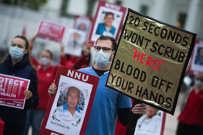 Nurses Are Protesting and Demanding Coronavirus Protections