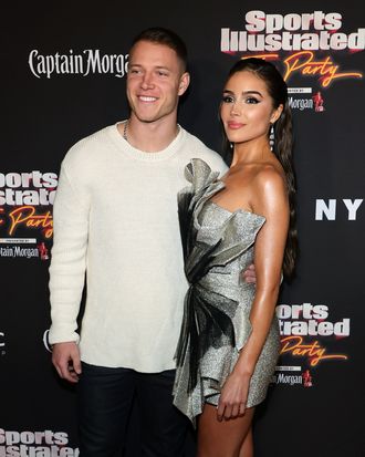 Christian McCaffrey and Olivia Culpo Welcome First Baby