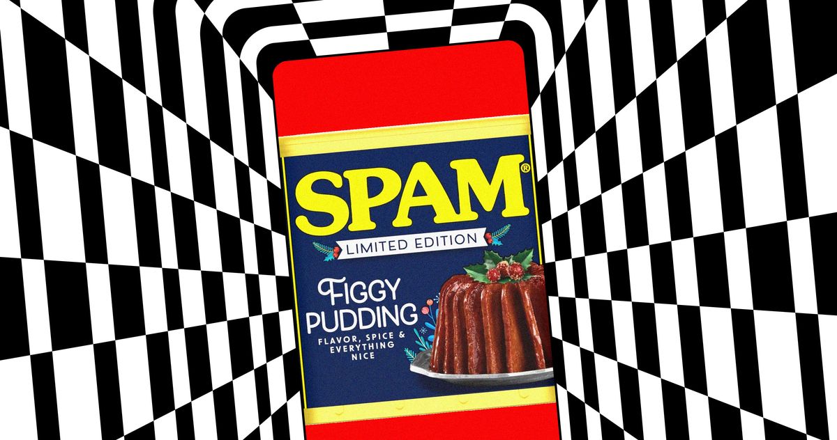 I Can’t Shut Up About Spam Figgy Pudding