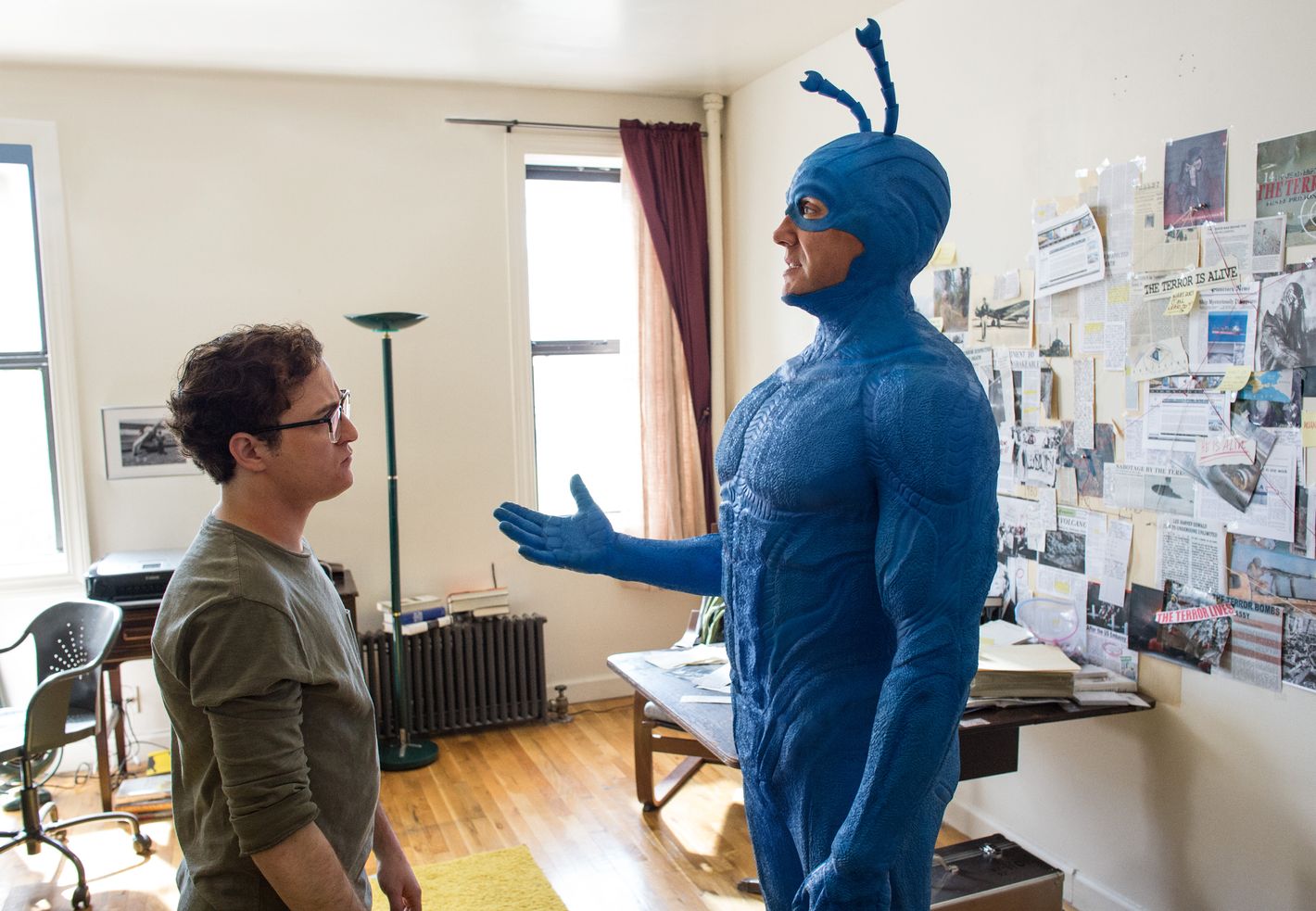 Amazon Studio’s The Tick Looks Properly Ridiculous in New Set Photos