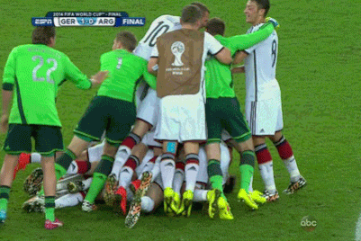 GIF Recap: Germany Wins the World Cup in Extra Time
