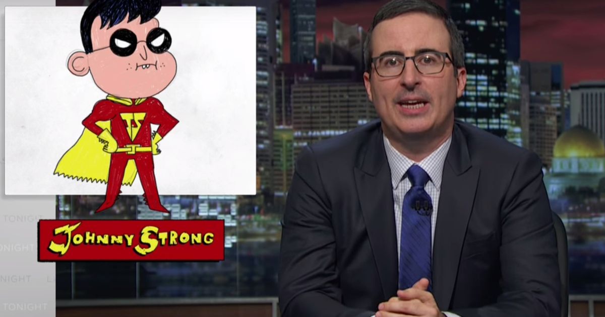 John Oliver Pitches His Own Superhero-Movie Franchise: Johnny Strong