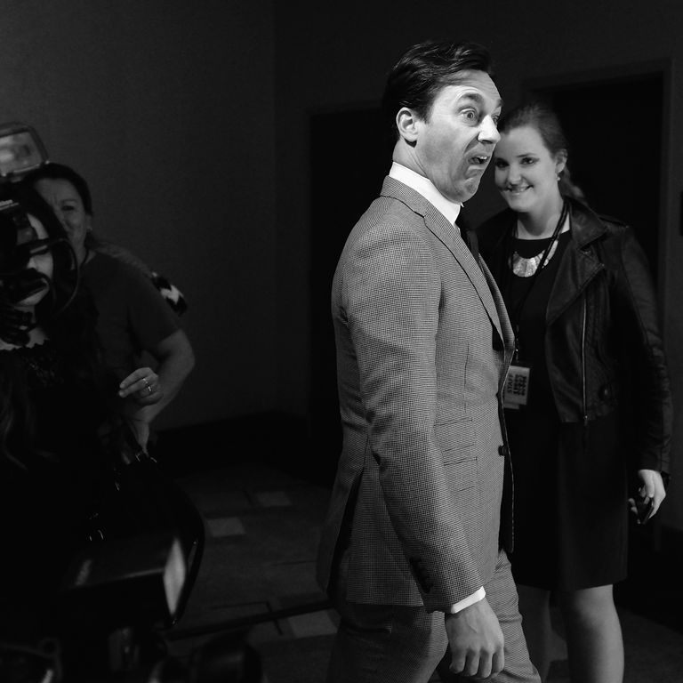 24 Photos of Jon Hamm Making Silly Faces in Nice Clothes - Slideshow ...