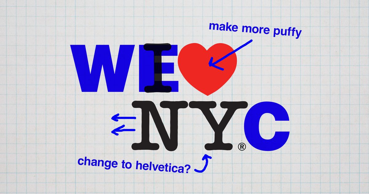 Design Critic Steven Heller Evaluates the ‘We ️ NYC’ Logo
