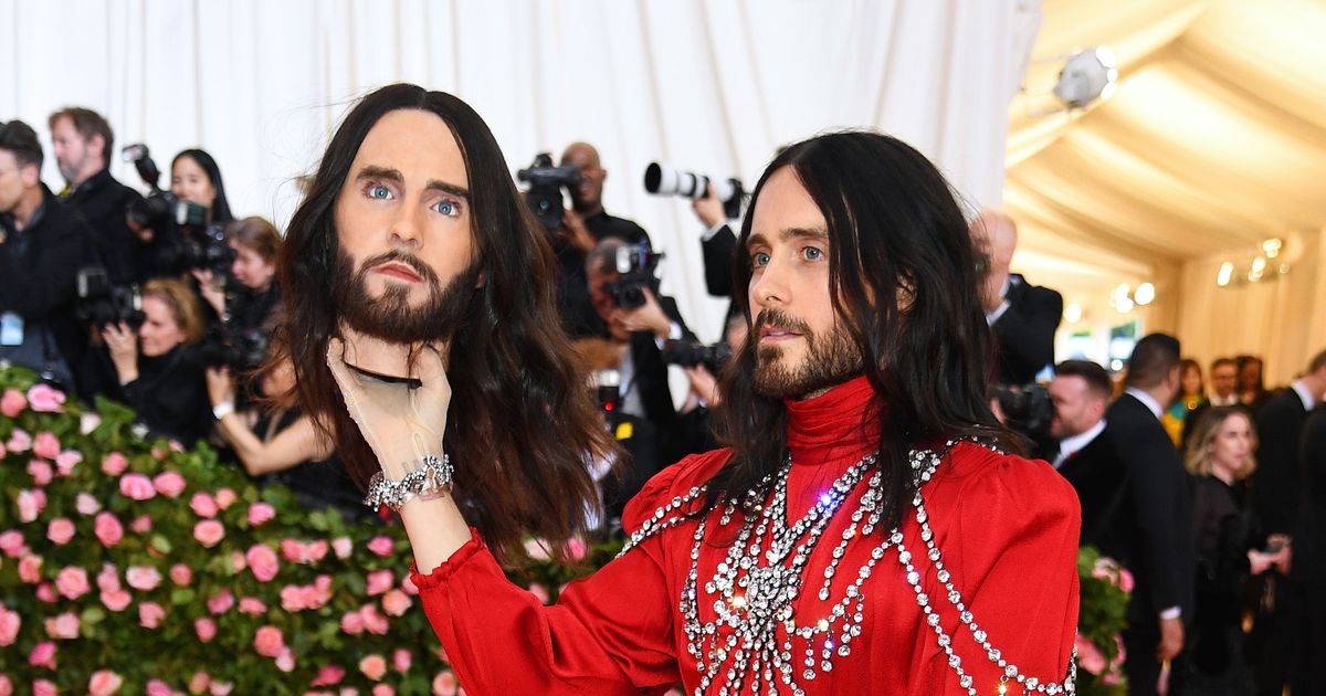 Jared Leto Lost Gucci Head at Met Gala