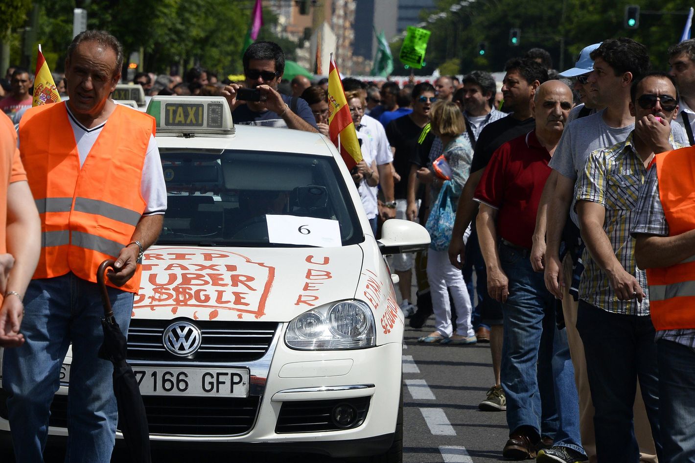 European Cab Drivers Unite Against the Inevitable Uber Onslaught