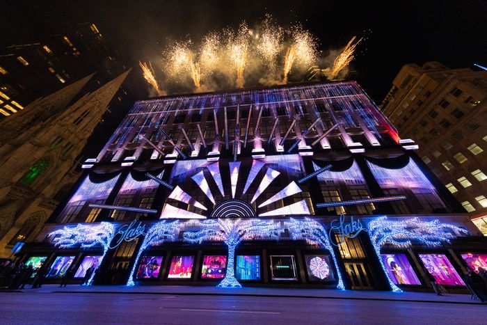 Elton John Lights Up Fifth Avenue With Saks