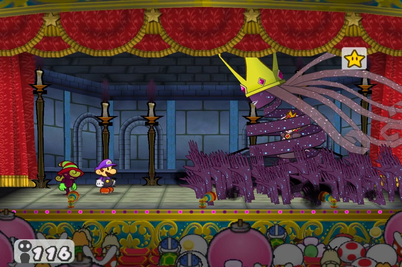 Paper Mario The Thousand Year Door Shadow Queen Game Over