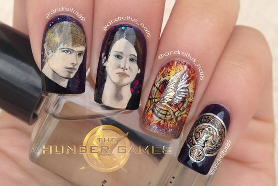 The Best Hunger Games: Catching Fire Nail Art