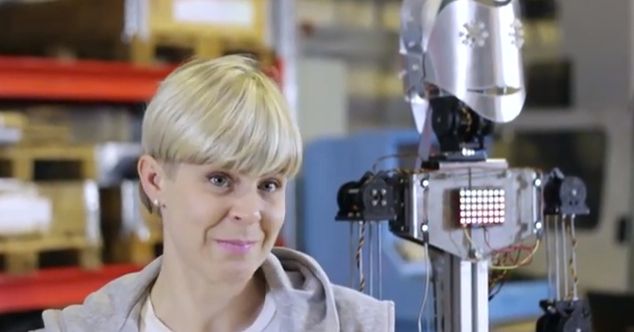 Watch Robyn Meet a Robot Also Named Robyn
