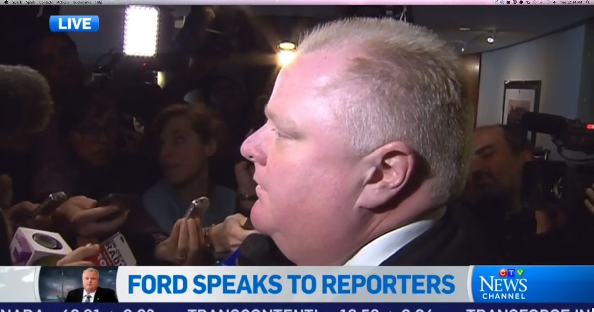 Rob Ford Admits to Smoking Crack, Would Like to Move on Now [Updated]