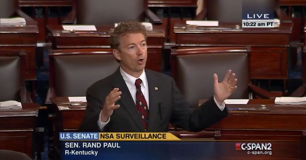 Rand Paul Uses ‘Filibustering’ As Excuse to Give Really Long Campaign ...