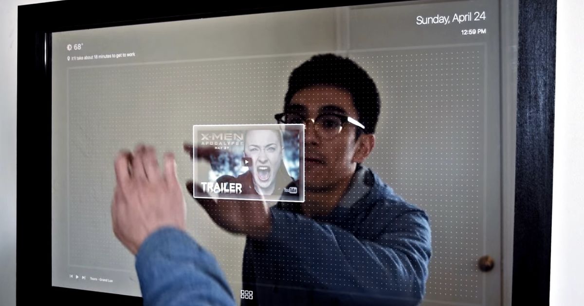 Smart Mirror for video and uber