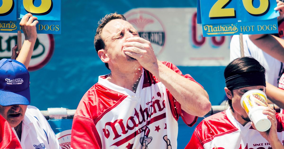 Joey Chestnut Wins Hot-Dog-Eating Contest, Sets World Record