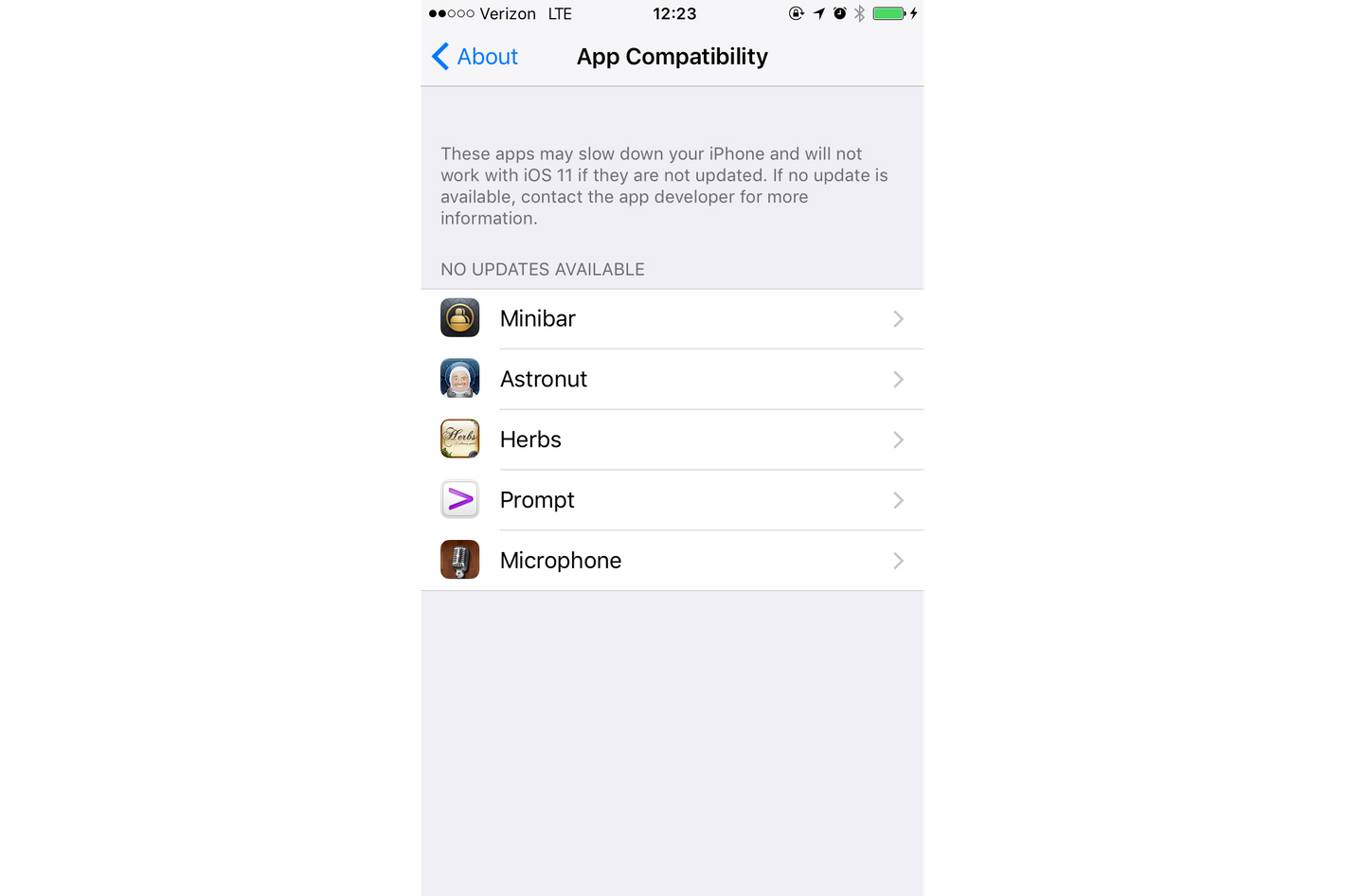 How to See Which iPhone Apps Won’t Work With iOS 11