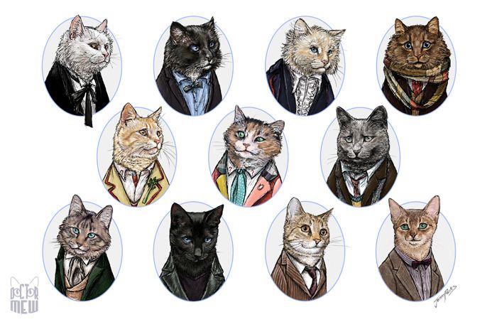 See the Doctor Who Characters As Cats
