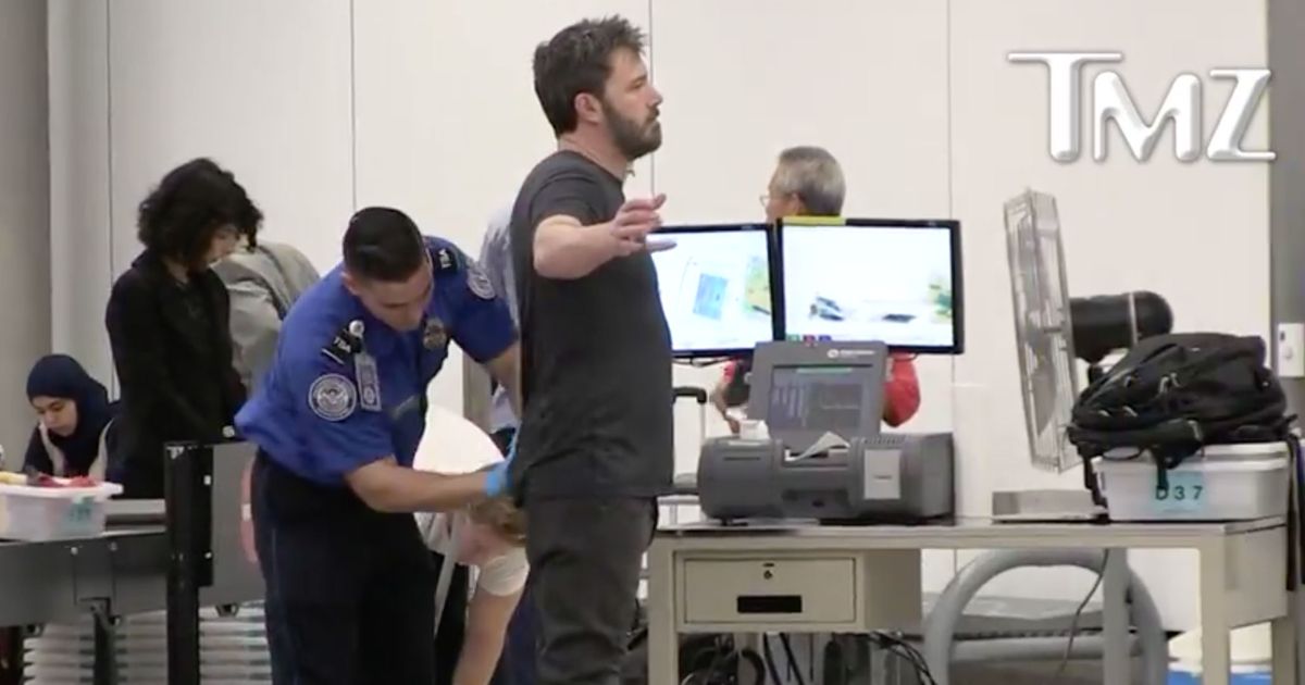 Ben Affleck Breathes Through Interminable TSA Pat Down