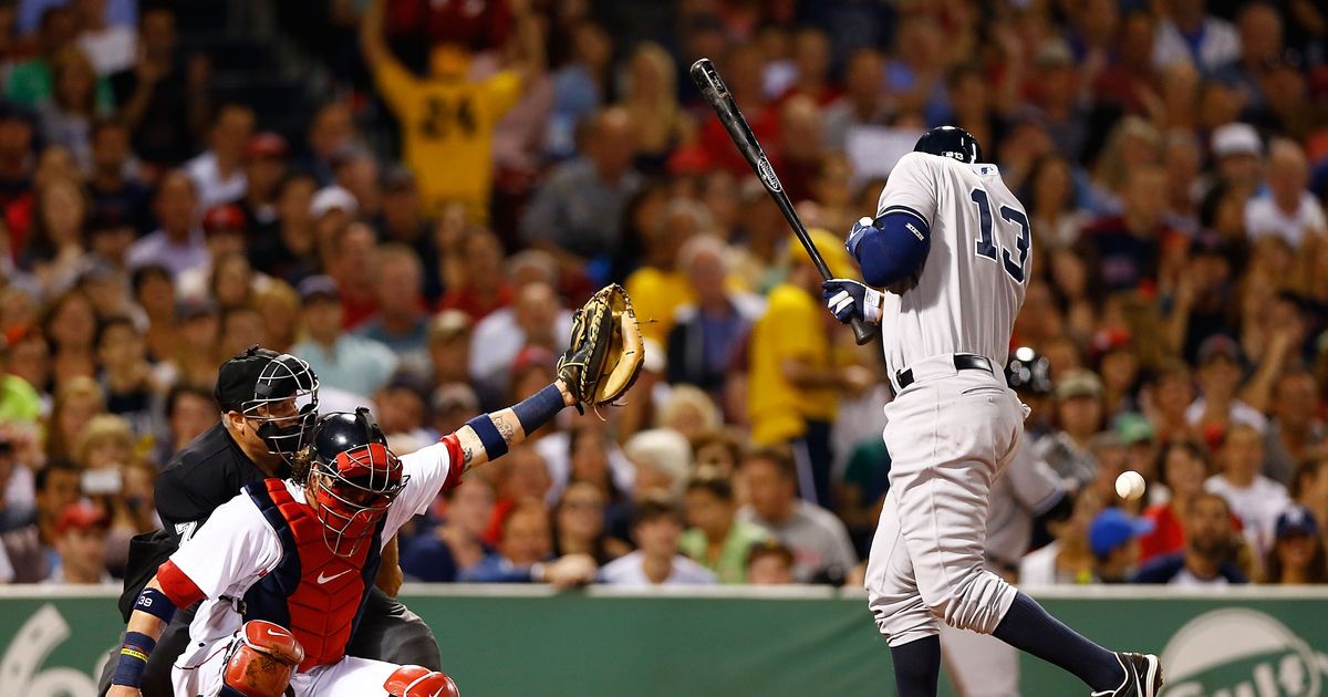 A-Rod Drilled by Pitch in Boston, Then Homers Two At-Bats Later