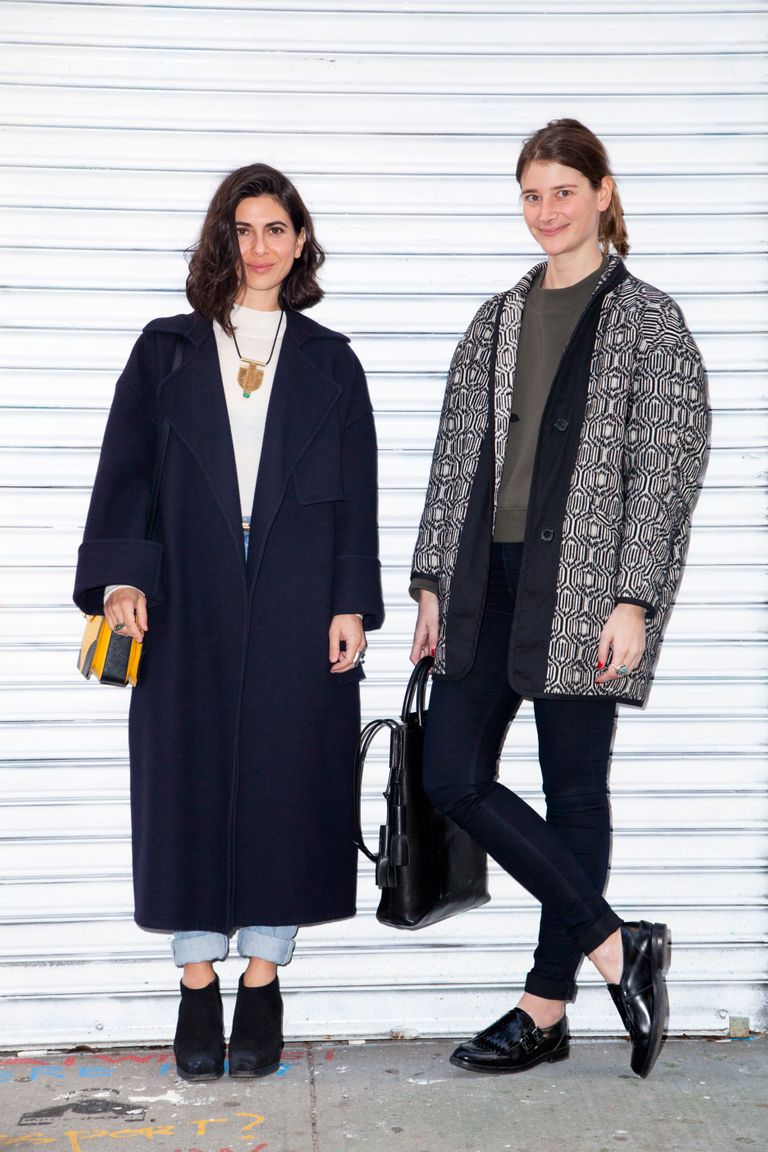 Street Style: New York Dresses for Mixed Temperatures