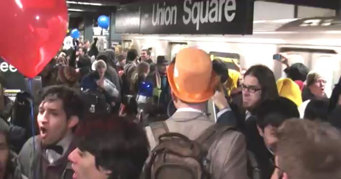 Watch a Dance Party/Flash Mob Thing Take to the Streets of Manhattan