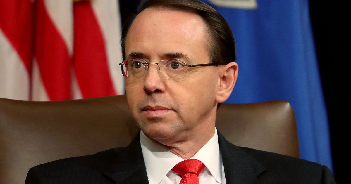 Rod Rosenstein to Leave Justice Department in Coming Weeks