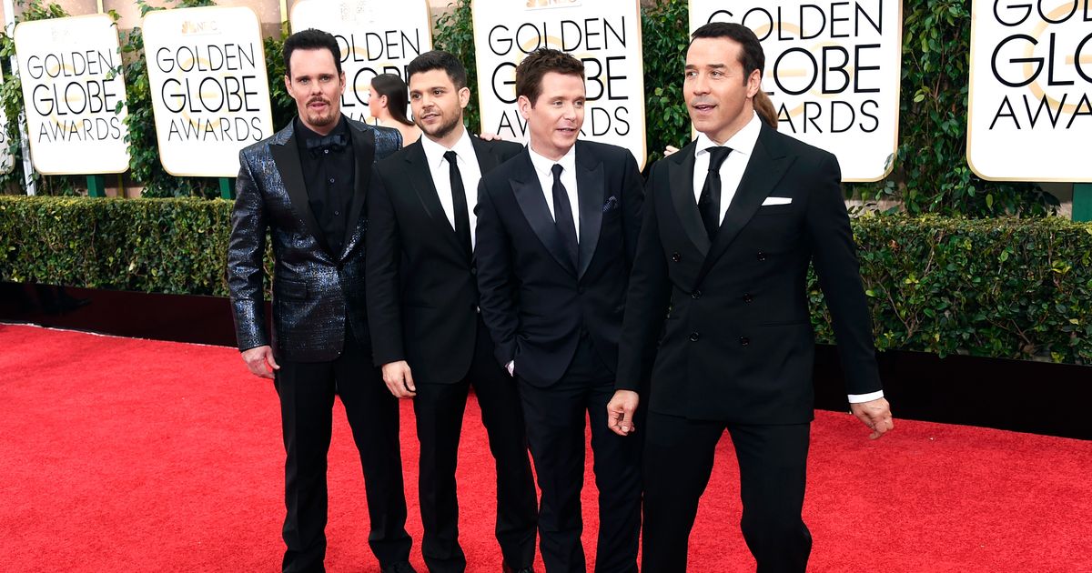 Entourage Crew Filmed Movie Footage at the Golden Globes