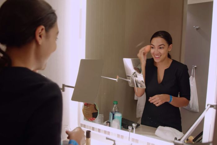 AOC Is Baking Makeup in ‘Knock Down the House’ Documentary