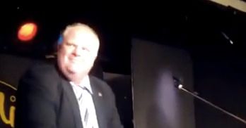 Here Is Rob Ford Dropping a Beat