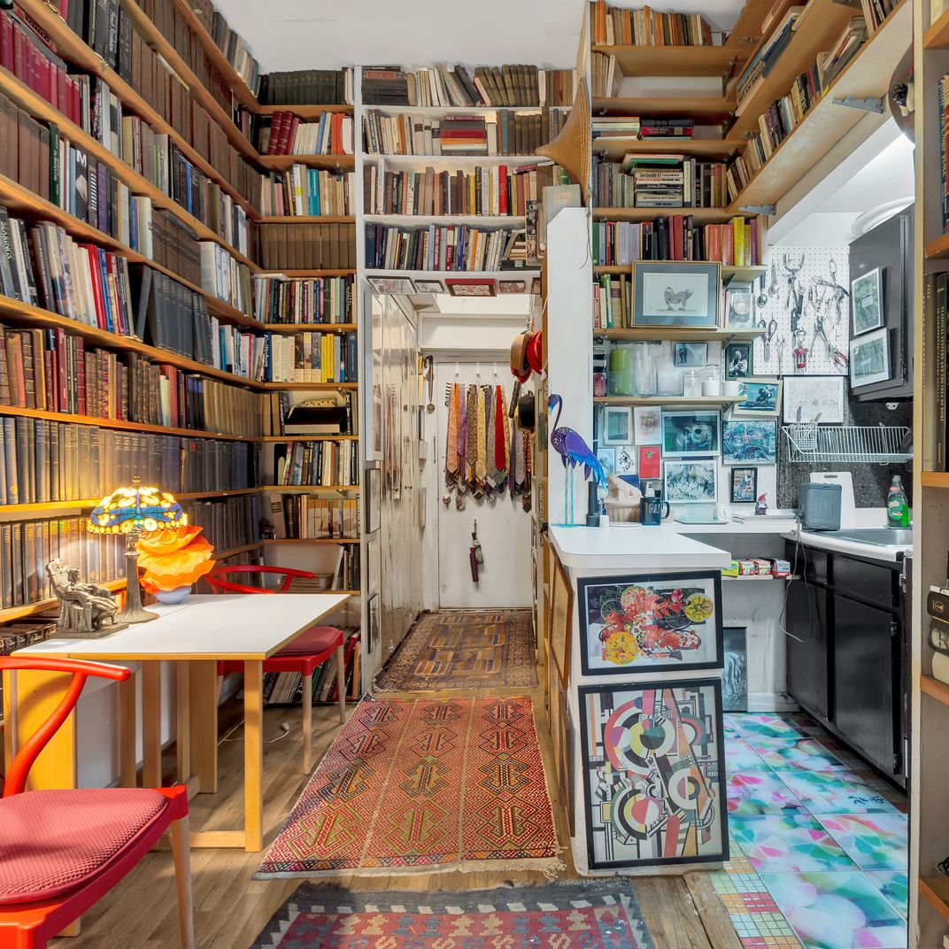 Richard Howard Studio Greenwich Village Bookshelves Photos