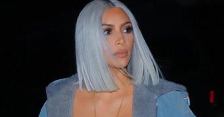 Kim Kardashian Now Has Blue Hair