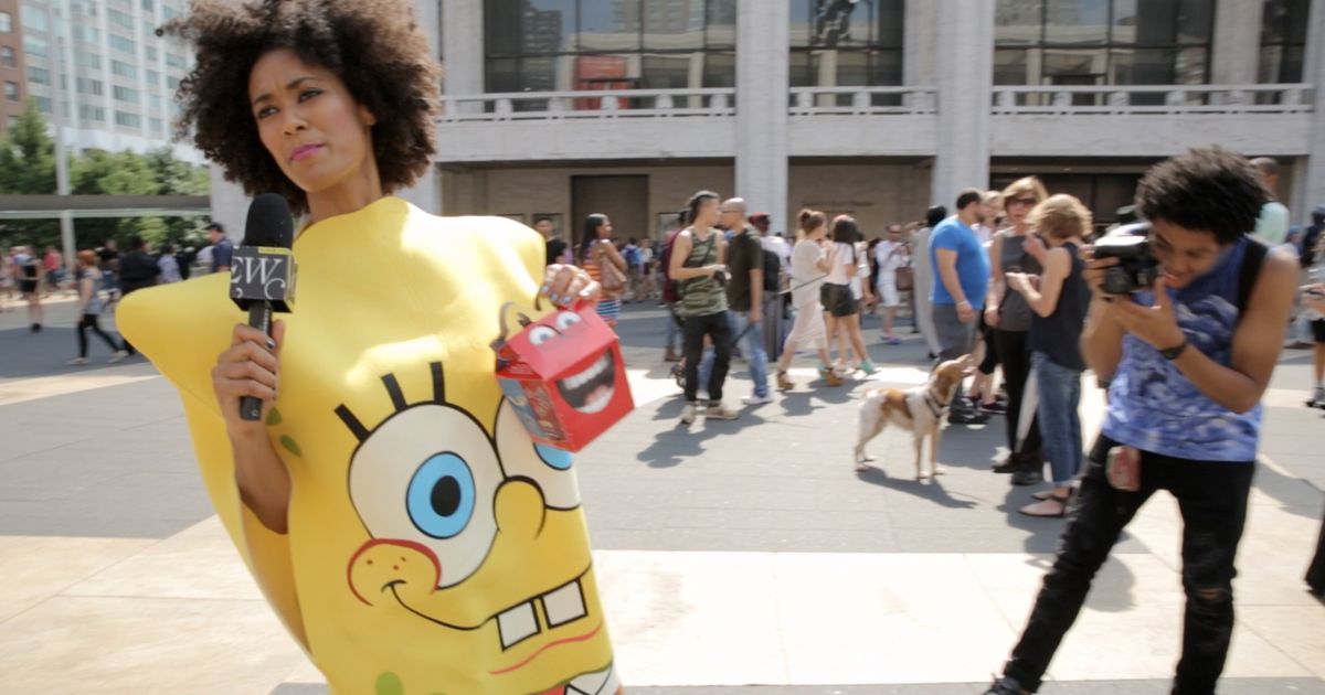 Here’s What Happens When You Wear a SpongeBob Suit to Fashion Week