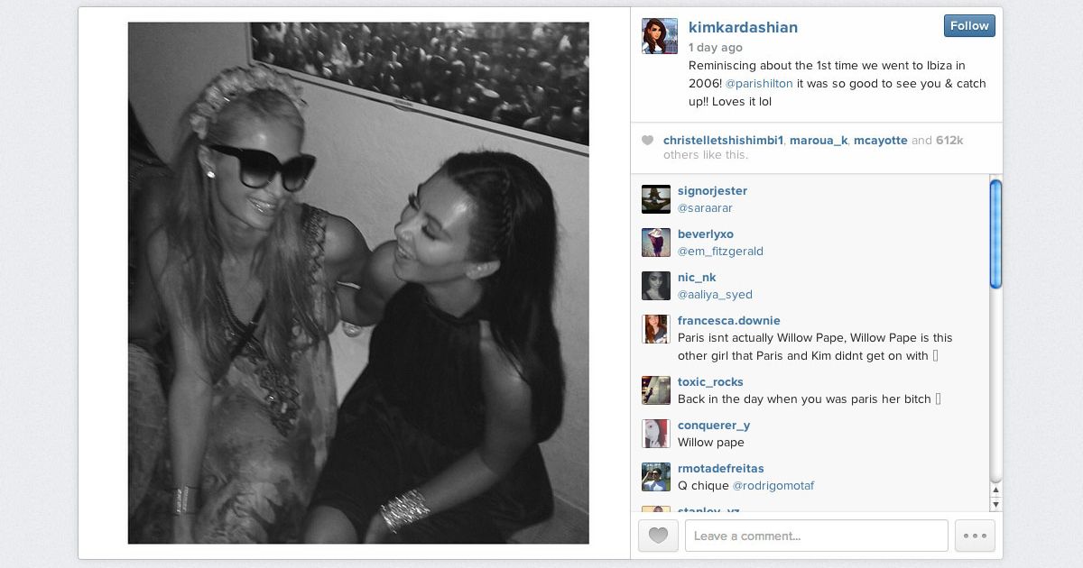 Kim Kardashian and Paris Hilton Rekindled Their Friendship