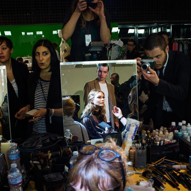 See the Best Backstage Photos From Milan Fashion Week
