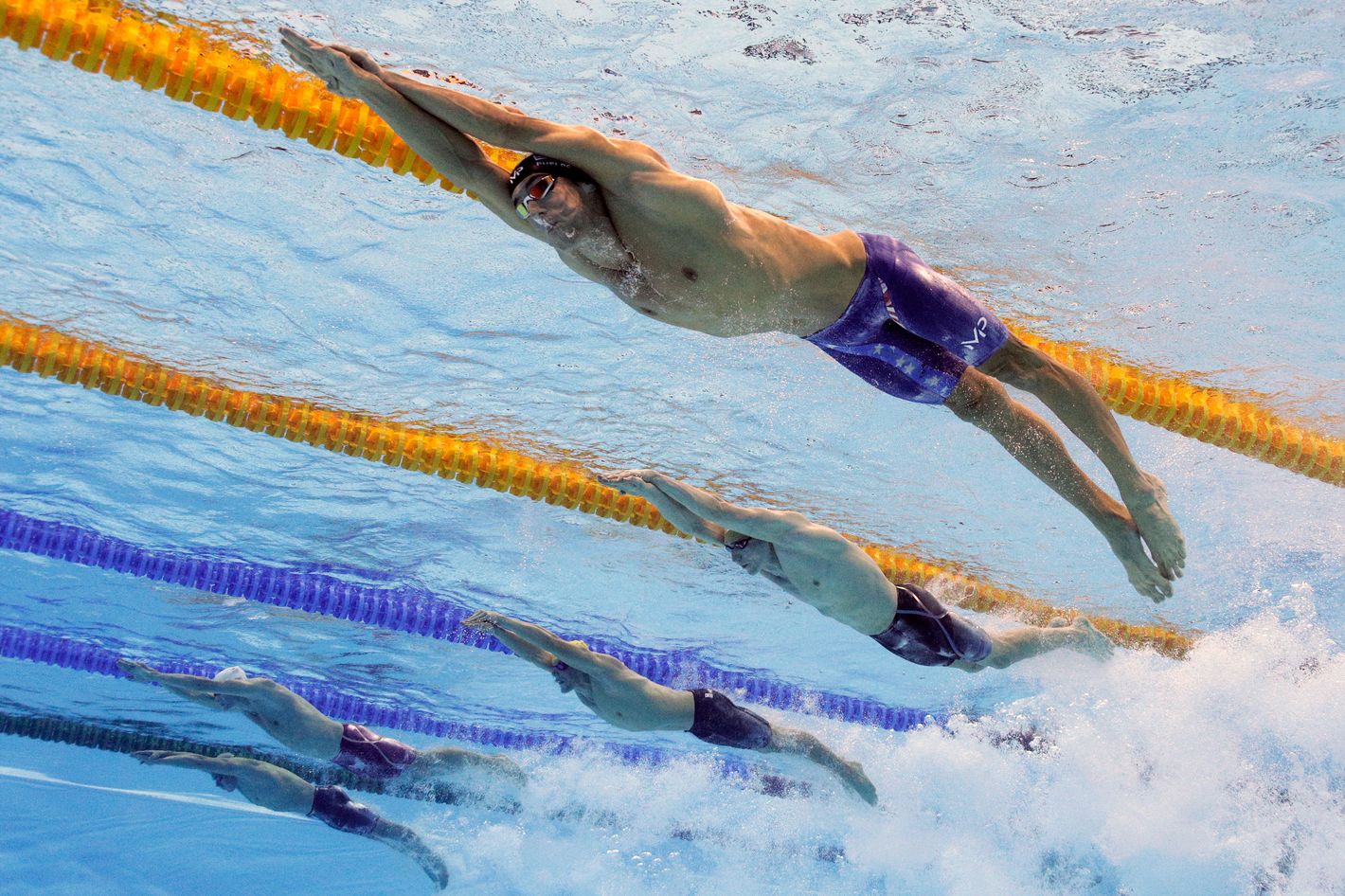 A Different View of Olympic-Champion Swimmers