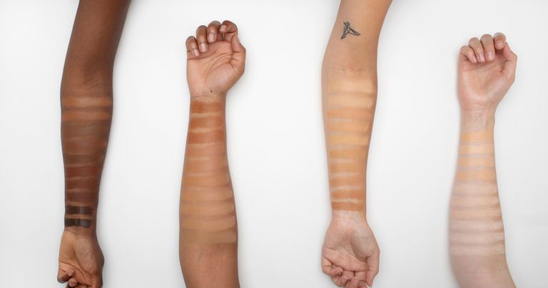 Lush Testing 40 Shades of Foundation Called Slap Sticks