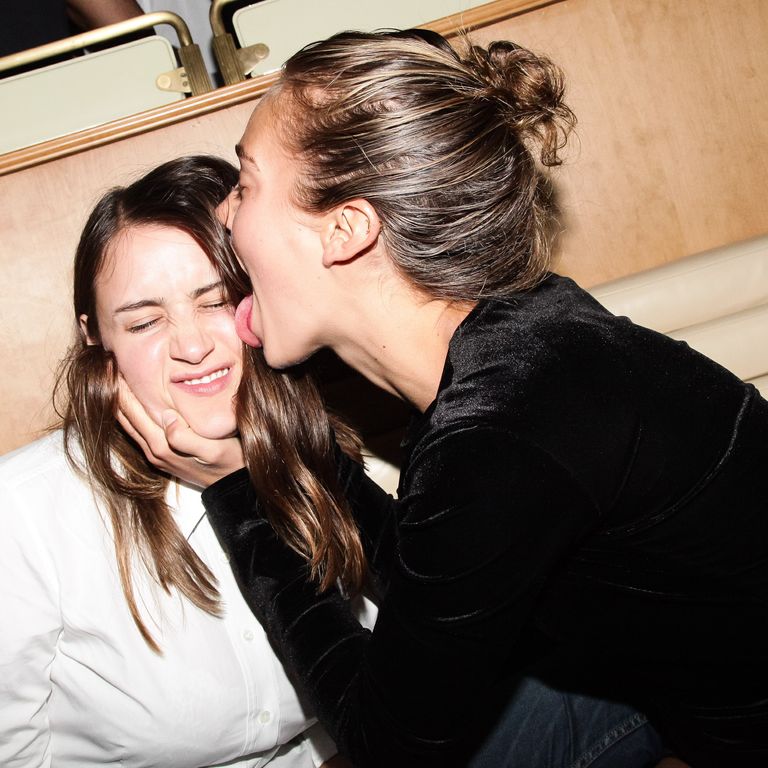 The 56 Best Kisses at Fashion Week's Parties