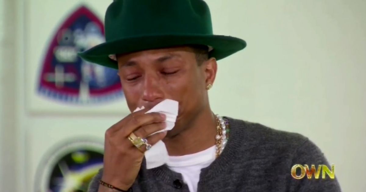 Watch Oprah Make Pharrell Cry