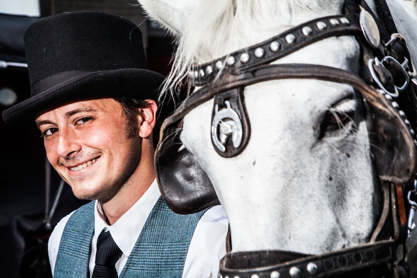 Portraits of 9 New York City Carriage Drivers and Their Horses