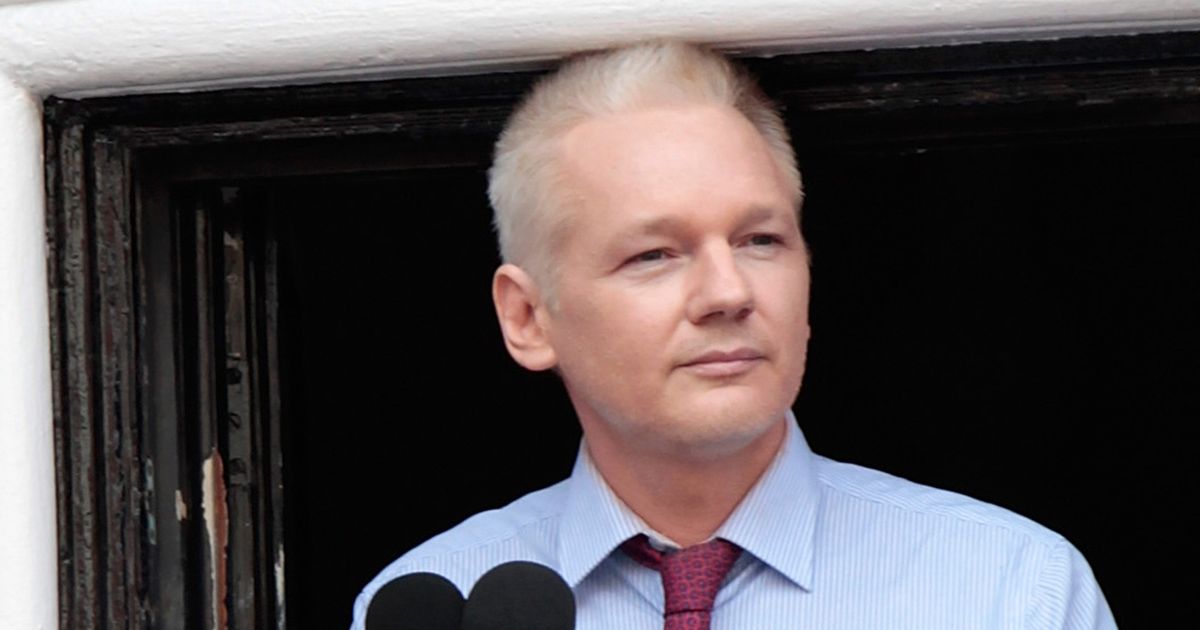 Julian Assange Building Base Tan for Ecuador